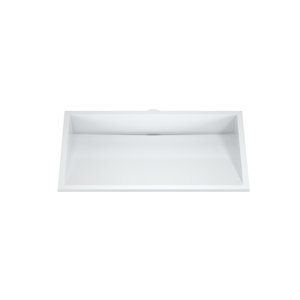 Badeloft 16.1'' Stone Rectangular Undermount Bathroom Sink & Reviews | Wayfair